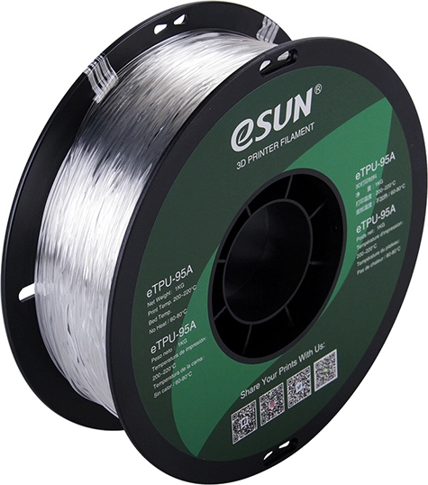 eSUN eTPU 95A flex Filament 1KG - 3DHUB.gr - Το πρώτο 3D printing HUB ...