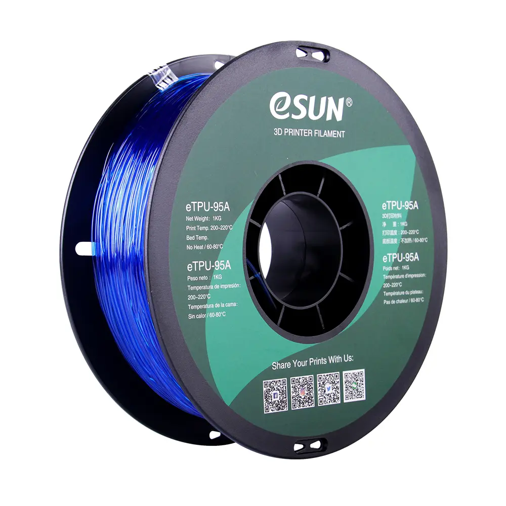 eSUN eTPU 95A flex Filament 1KG - 3DHUB.gr - Το πρώτο 3D printing HUB ...